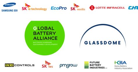 글래스돔 글로벌배터리연합 디지털 배터리 여권 프로젝트 주관사 선정