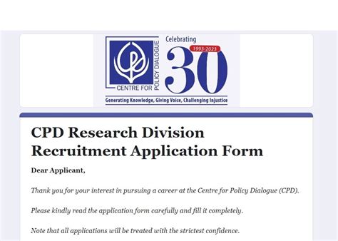 Cpd Job Circular 2023 Jobs Test Bd