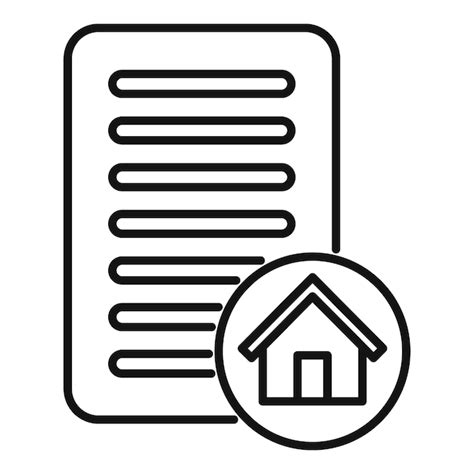 Premium Vector House Hunting Document With Checklist For Real Estate