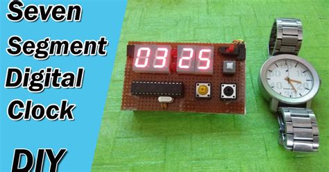 Arduino Tutorial By Manmohan Pal Seven Segment Digital Table Clock Using Atmega328arduino