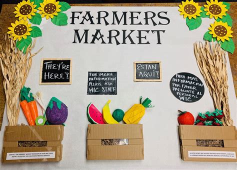 Sacramento Wic Farmers Market Board Food Themes Farmers Market Display Farmer
