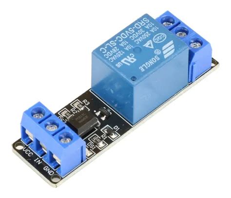 Módulo Relê 1 Canal 5v 10a 250v Com Led Para Arduino Esp8266 Mercadolivre