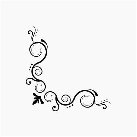 Black Side Border Design