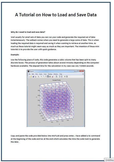 Matlab Reading Data In And Out Computational Fluid Dynamics Is The Future
