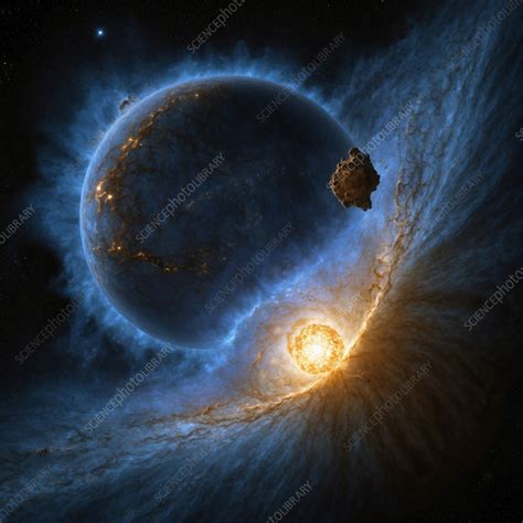 Simulation Of A Hit And Run Collision Of Theia And Proto Earth Bohc