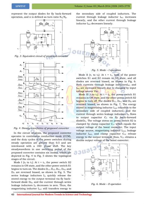 Low Current Ripple High Efficiency Boost Converter With Voltage Multiplier Pdf Power And