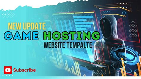 New Update 1 1 Game Hosting Website Template Htmlcss Youtube