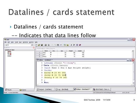 Sas Cards Vs Datalines At Bruce Lohr Blog