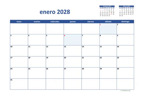 Calendario 2028 Calendario De España Del 2028