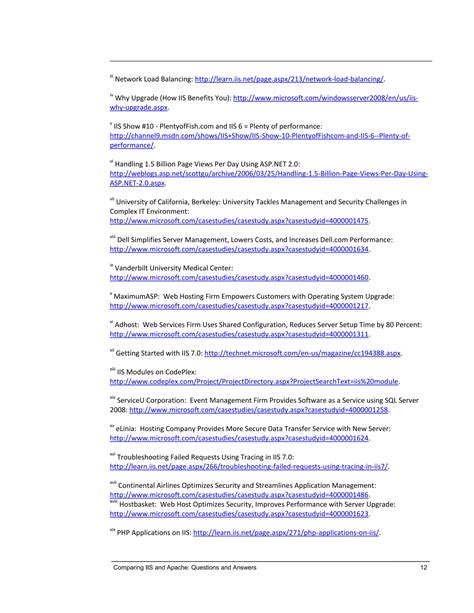 Comparing Iis And Apache Questions And Answers Docx Internet Computing
