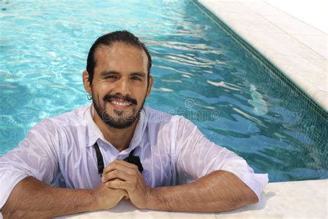 Elegant And Sensual Ethnic Wet Long Haired Man Stock Image Image Of Masculine Indian 228795491
