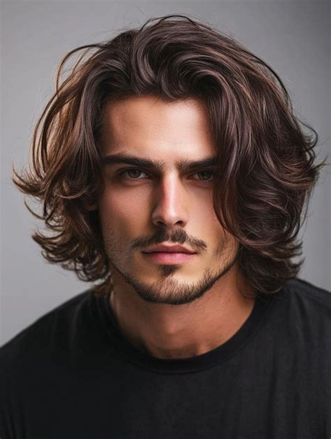 42 Messy Middle Part Men Hairstyles