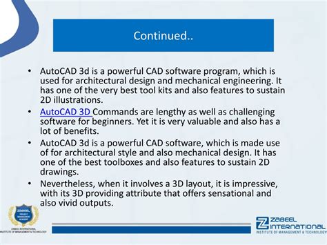 Ppt What Is Autocad 3d And Uses Of Autocad Autocad 3d Powerpoint Presentation Id 10412222