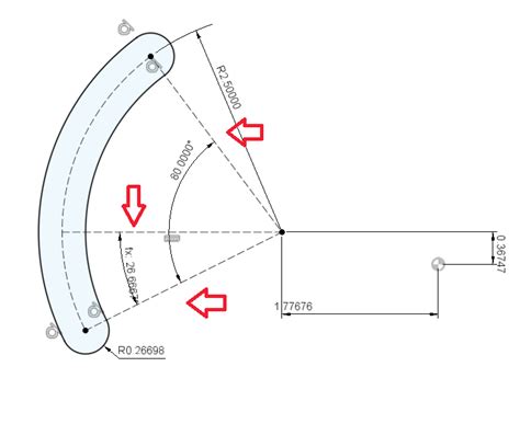 solved how to create parameterizable center point arc slot that is constrained autodesk