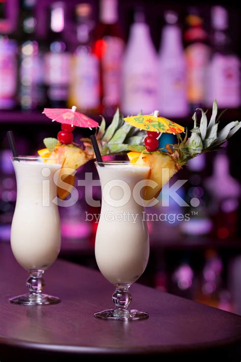 칵테일 컬렉션 피나 콜라 다 스톡 사진 Freeimages