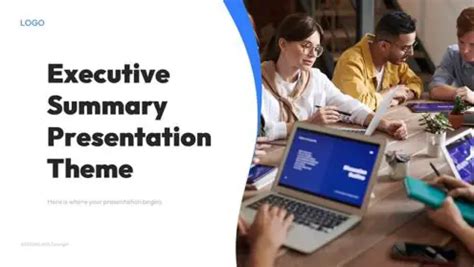 Executive Summary PowerPoint Template MSLIDES