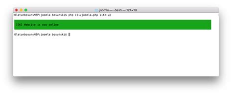 J4xcli Update Joomla Documentation