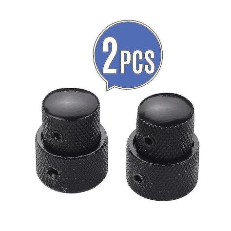 2 Sets Dual Concentric Stacked Control Knobs For Electric Bass Guitars