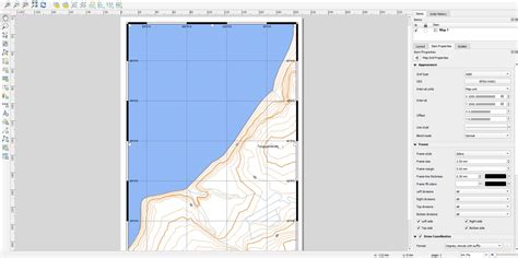 Grid Coordinate Issues In Print Layout Geographic Information Systems Stack Exchange