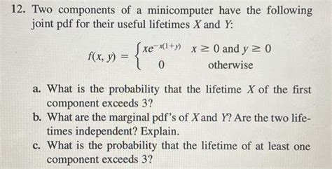 30 A Compute The Covariance For X And Y In Exercise
