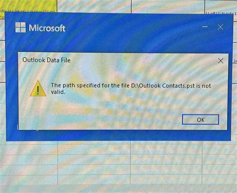 Outlook Is Trying To Load My Exported Copy Of Contacts Instead Of Its Main File Roffice365