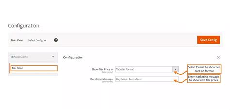 configuration settings magento 2 tier price extension