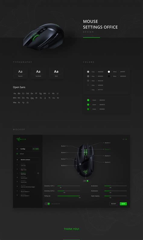 Mouse Settings Office Design On Behance