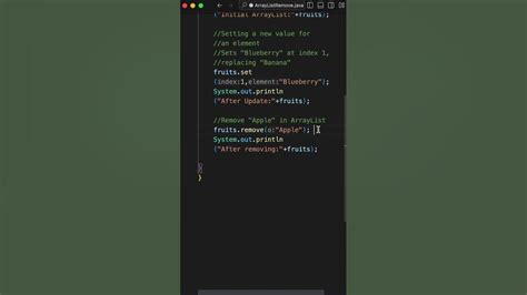 java arraylist modify and remove elements interview question java arraylist
