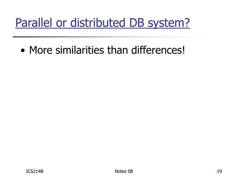 Ppt Ics 214b Transaction Processing And Distributed Data Management Powerpoint Presentation
