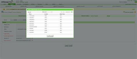 Linked Mailbox Management