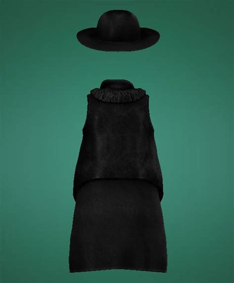 모자가 달린 조끼 드레스 3d 모델 5 Obj Fbx 3ds Dae Free3d