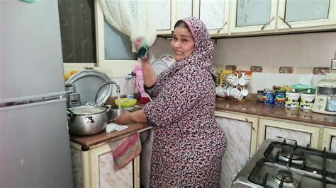 يلا بيناشجعوني روتيني في المطبخ مع نونة كل حاجا مجنونة😂😂 Youtube