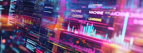 Holographic Interface Displaying Real Time Data Analysis Text Machine Learning Algorithms