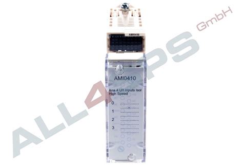 SCHNEIDER ELECTRIC HIGH SPEED ANALOG INPUT MODULE BMXAMI0410 ALL4SPS GmbH 184 26