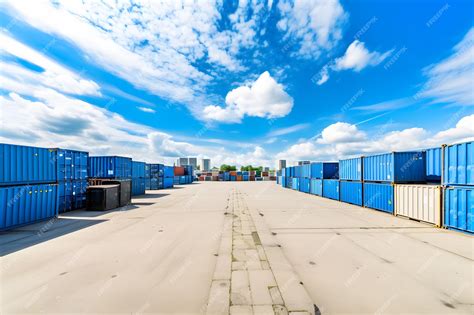 Premium Ai Image Logistics And Transportation Of Container Cargo Ship Logistic Import Export