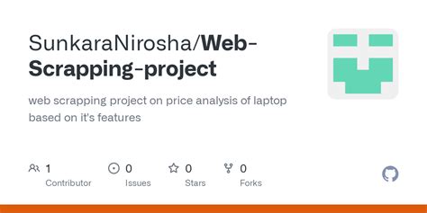 github sunkaranirosha web scrapping project web scrapping project on price analysis of laptop