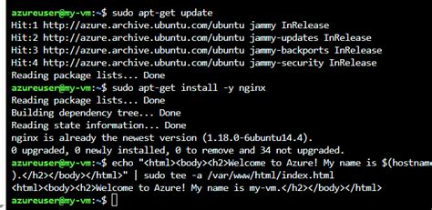 My User Password Is Not Working In Azure Cloud Shell During Nginx Package Download Microsoft Qanda