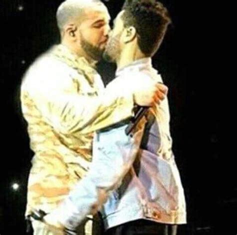 Life Relationship Magazine Drake Caught On Camera Kissing Another Man On Stage Photo