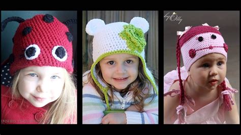 Вязаные шапки для детей Детские шапки своими руками Youtube
