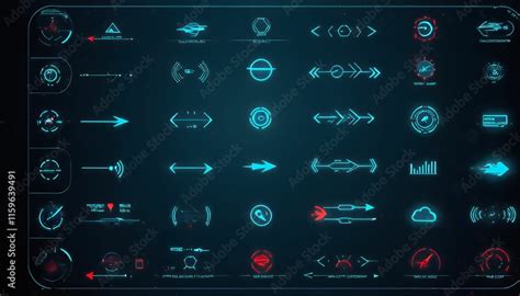 Digital Hud Box Set For Futuristic Ui Ux Gui Projects Futuristic