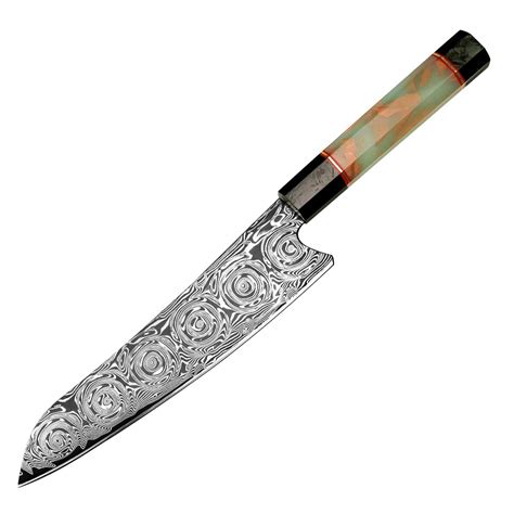 Kiritsuke Knife Damascus 8.2 DCVG-012 | Di'Casteel