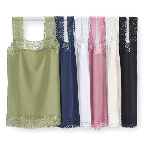 Lace Trimmed Silky Knit Camisole To Wear Alone Or Layer Northstyle