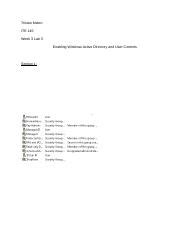 ITE 145 MateoW3 Lab 3 Enabling Windows Active Directory And User