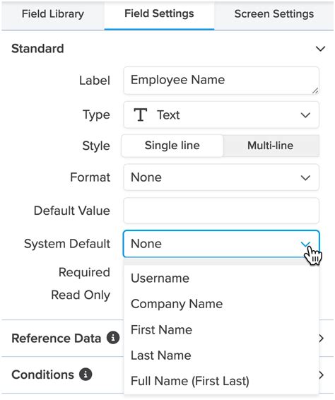System Defaults In The Builder Gocanvas Help Center