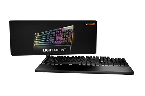 Light Mount Silent Keyboards From Be Quiet