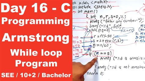 Check Armstrong Number In C Day 16 Readersnepal Youtube