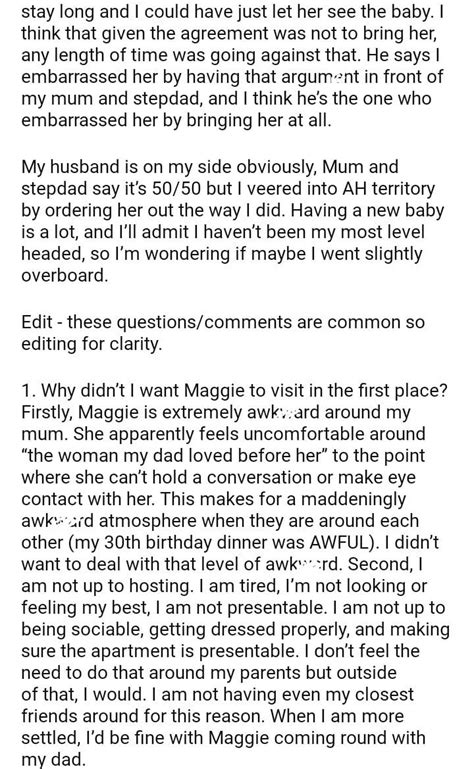 Aita For My Dads Wife When They Came