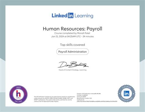 Monali Patel On Linkedin Certificate Of Completion