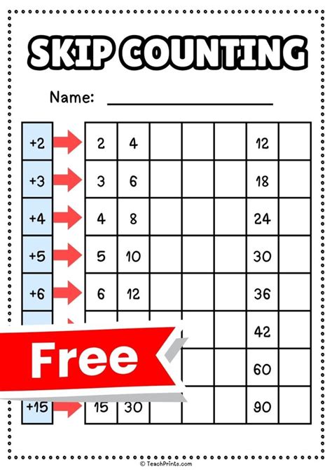 Skip Counting By 4 Worksheets Free Printable Pdfs Teach Prints