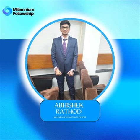 Abhishek Rathod On Linkedin Millenniumfellowship